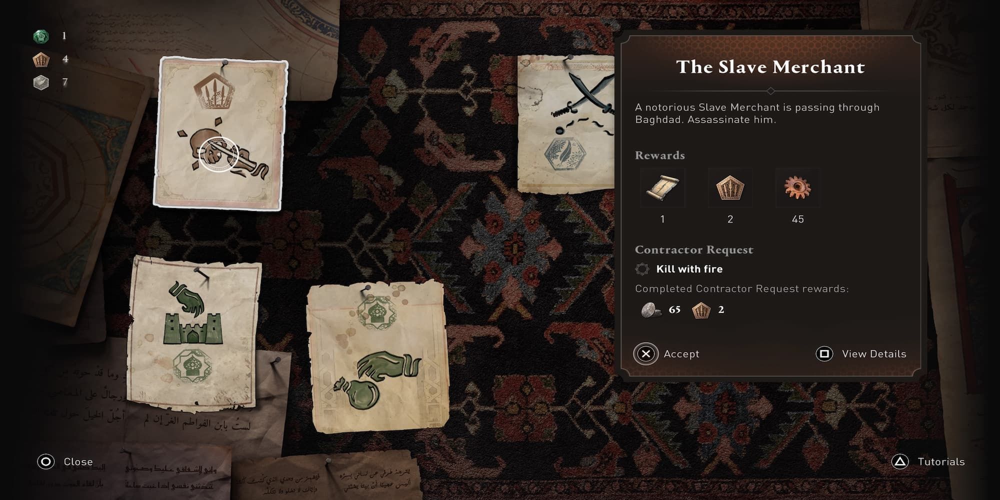 Assassin's Creed Mirage: How To Use The Contracts Board