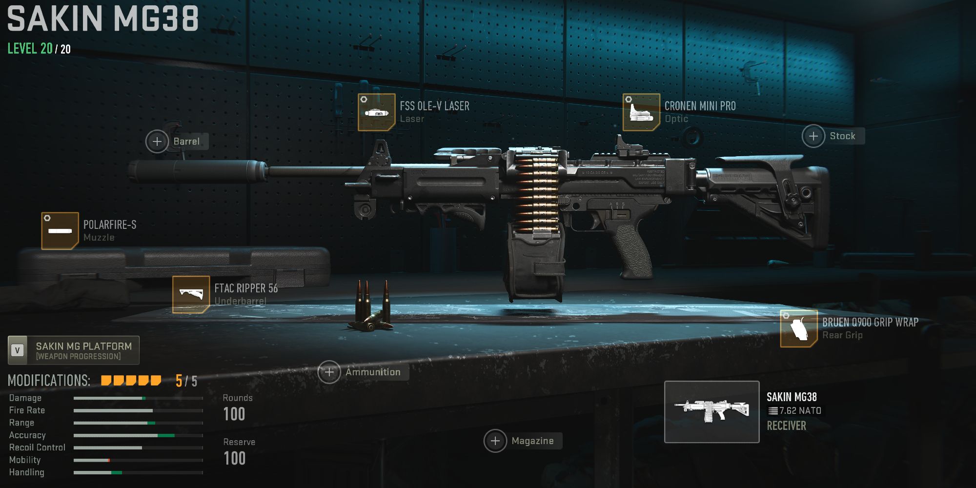 Modern Warfare 2 & Warzone 2 Sakin MG38: Best Attachments & Loadout