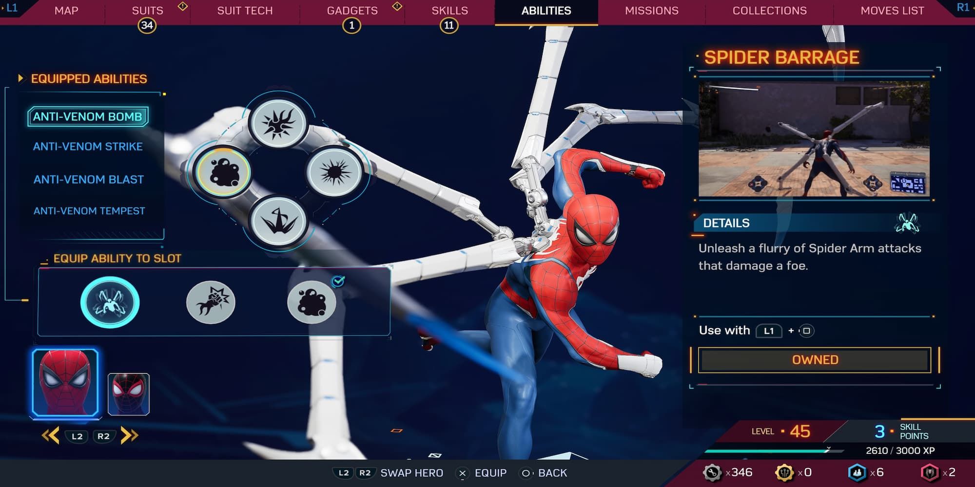 Spider-Man 2: 10 Best Abilities For Peter, Ranked