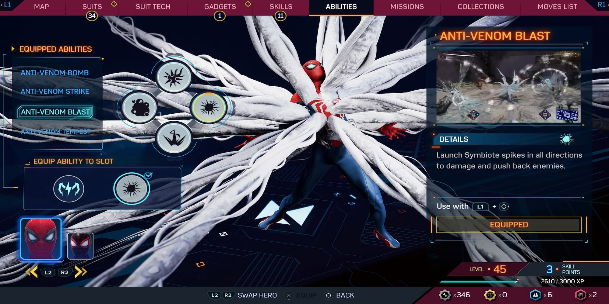 Spider-Man 2: 10 Best Abilities For Peter, Ranked