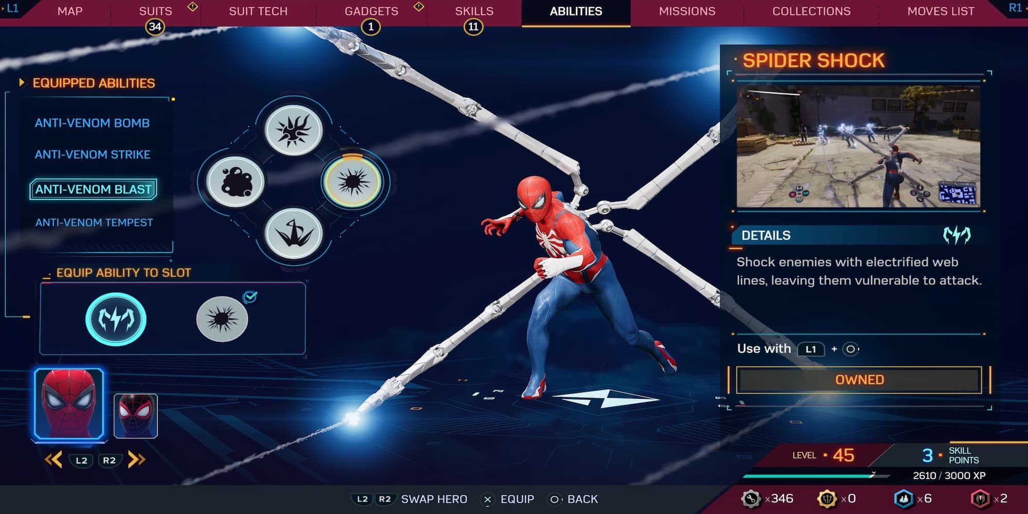 Spider-Man 2: 10 Best Abilities For Peter, Ranked