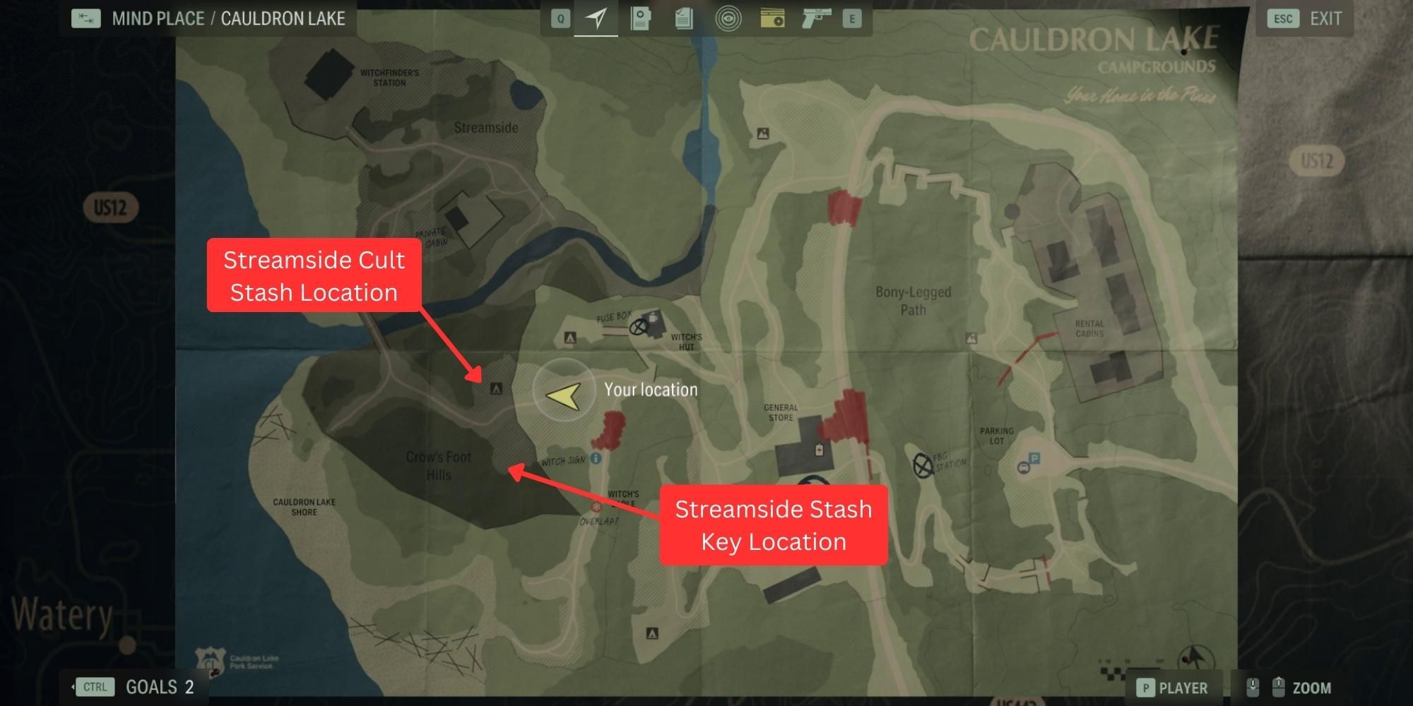 Alan Wake 2: Where To Find The Streamside Stash Key?