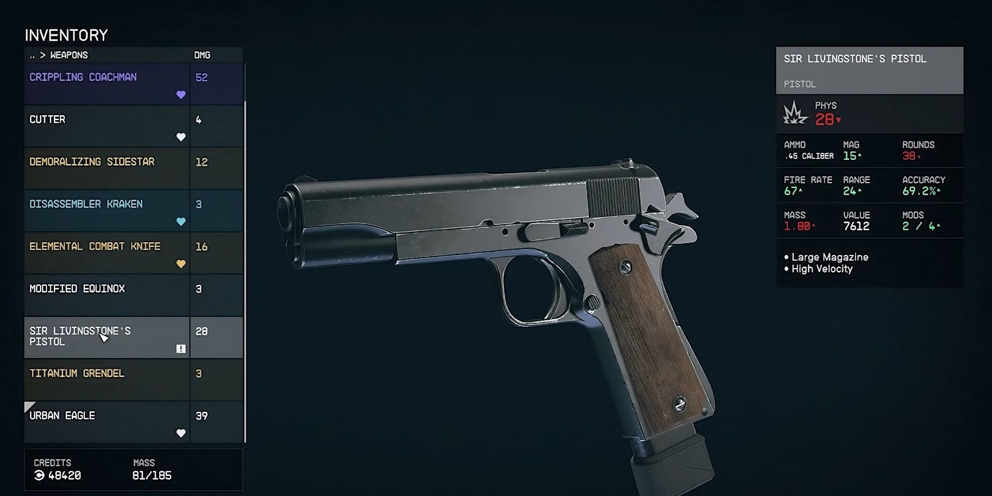 Starfield: All Unique Weapons, Ranked