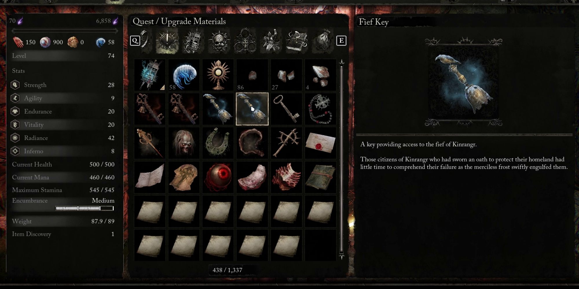 Lords Of The Fallen: Where To Get & Use The Fief Key