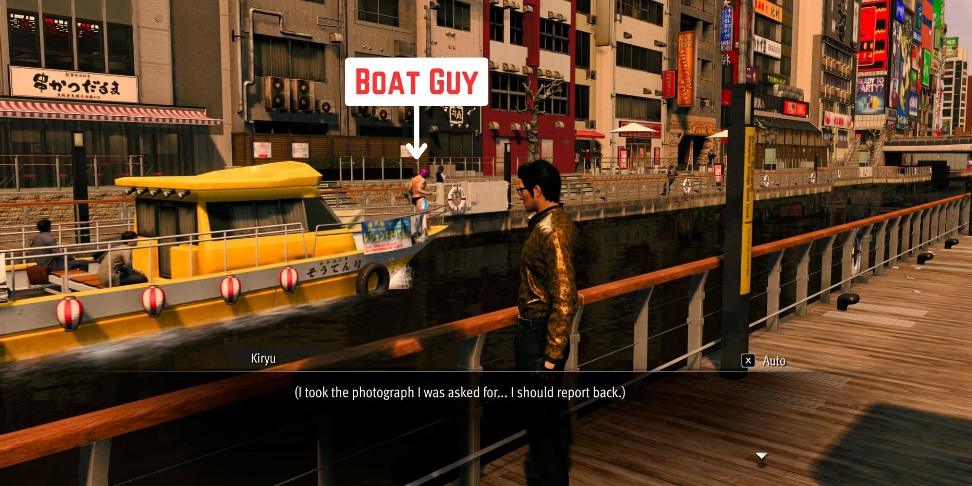 Like A Dragon Gaiden: Photograph The Boat Guy Request Guide