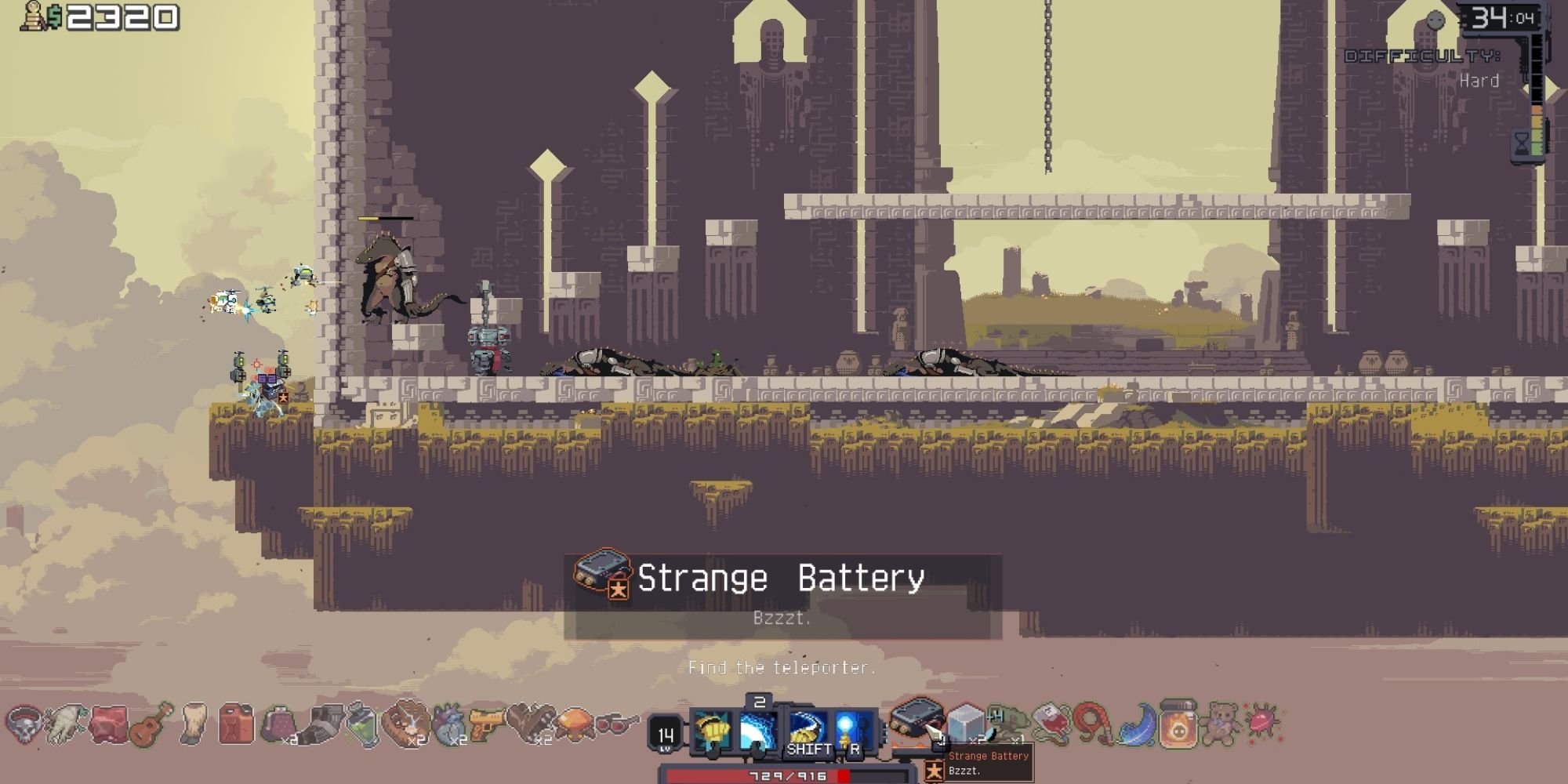 Risk Of Rain Returns: How To Use The Strange Battery