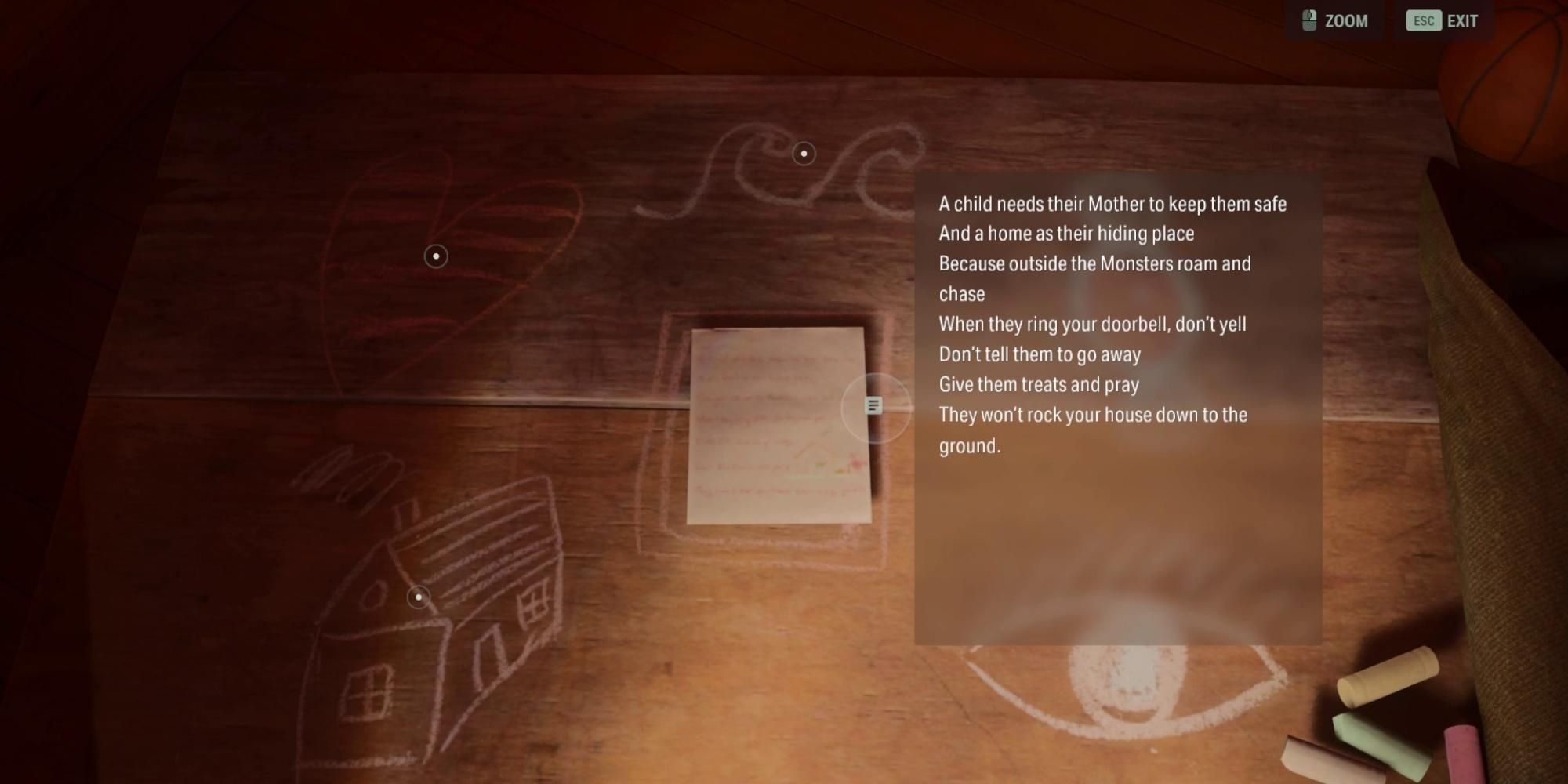 Alan Wake 2: Ranger Station Nursery Rhyme Solution