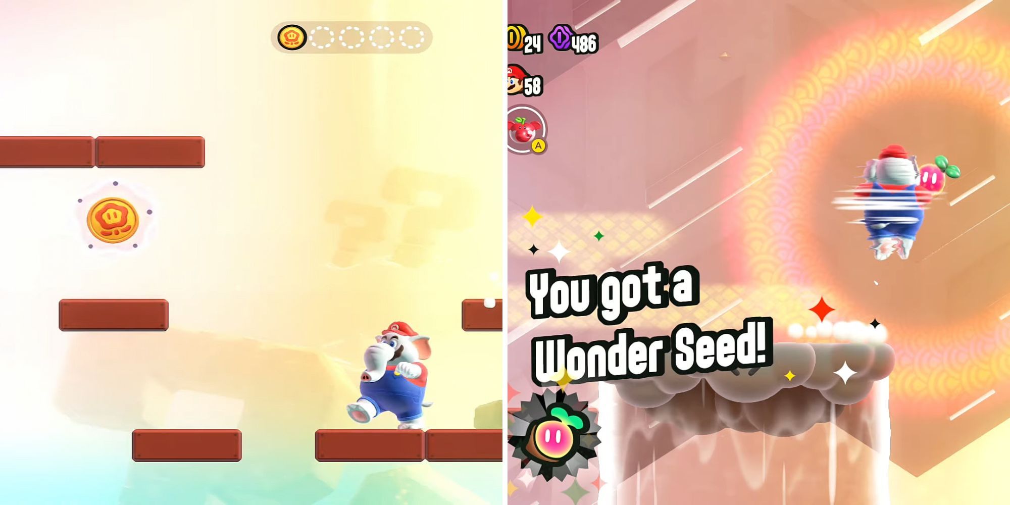 Super Mario Bros. Wonder: An Empty Park - All Wonder Token Locations