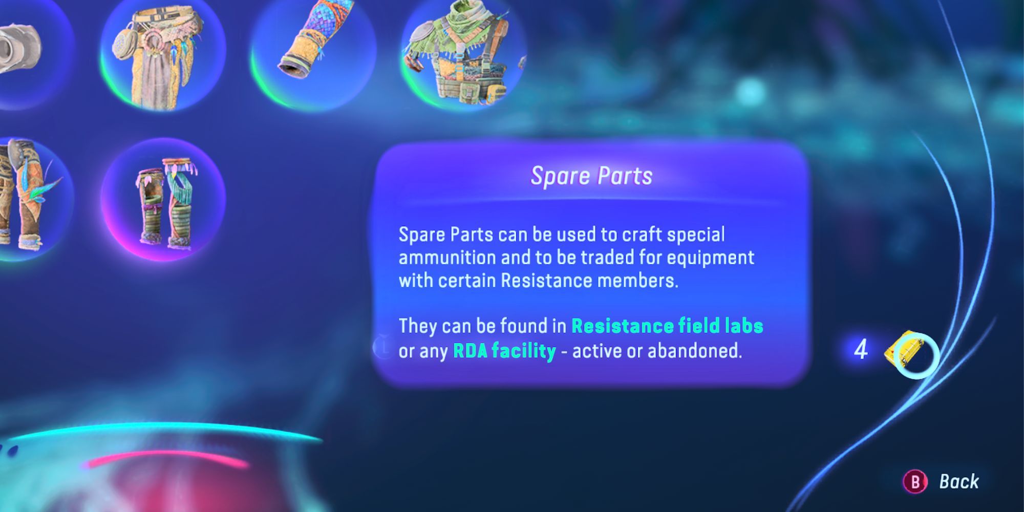 Avatar: Frontiers Of Pandora - How To Find & Use Spare Parts