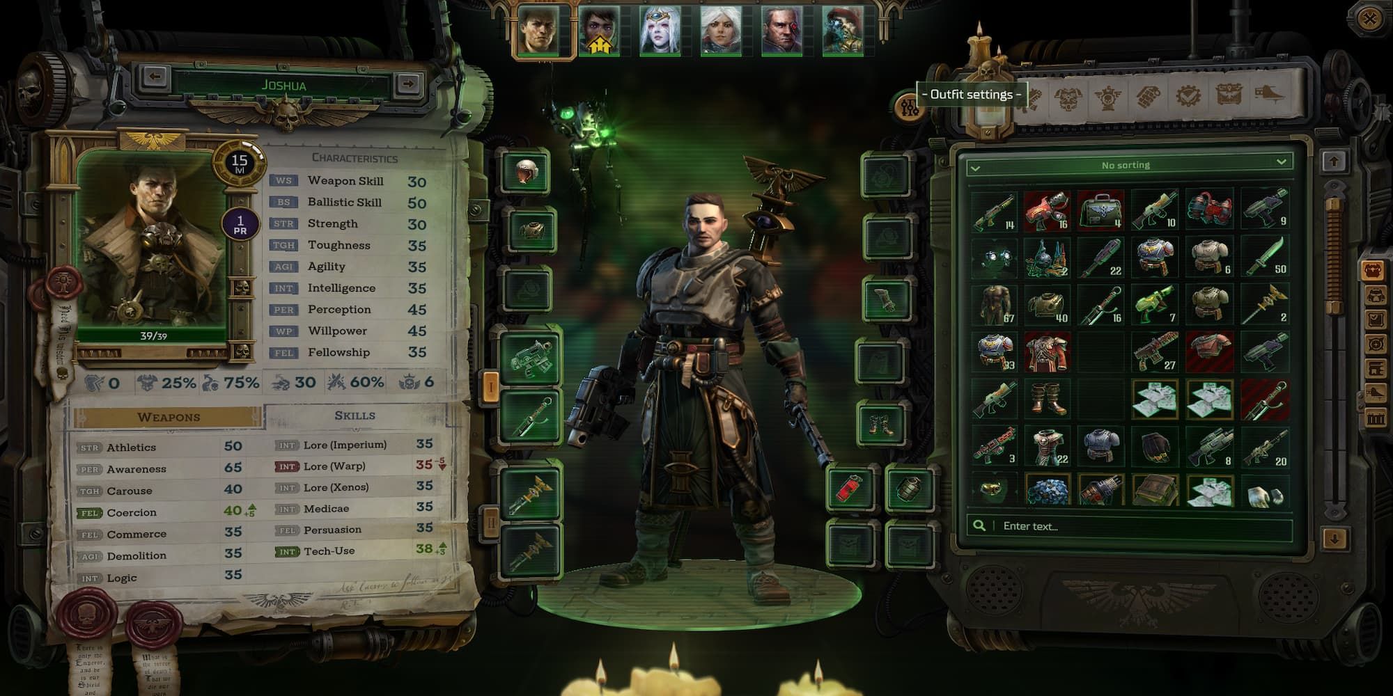 Warhammer 40K Rogue Trader - How To Hide Your Helmet