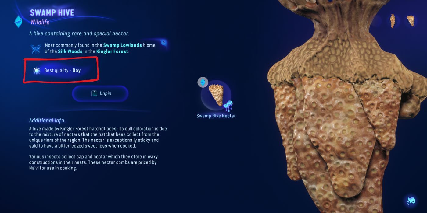 Avatar: Frontiers Of Pandora - Where To Get Swamp Hive Nectar