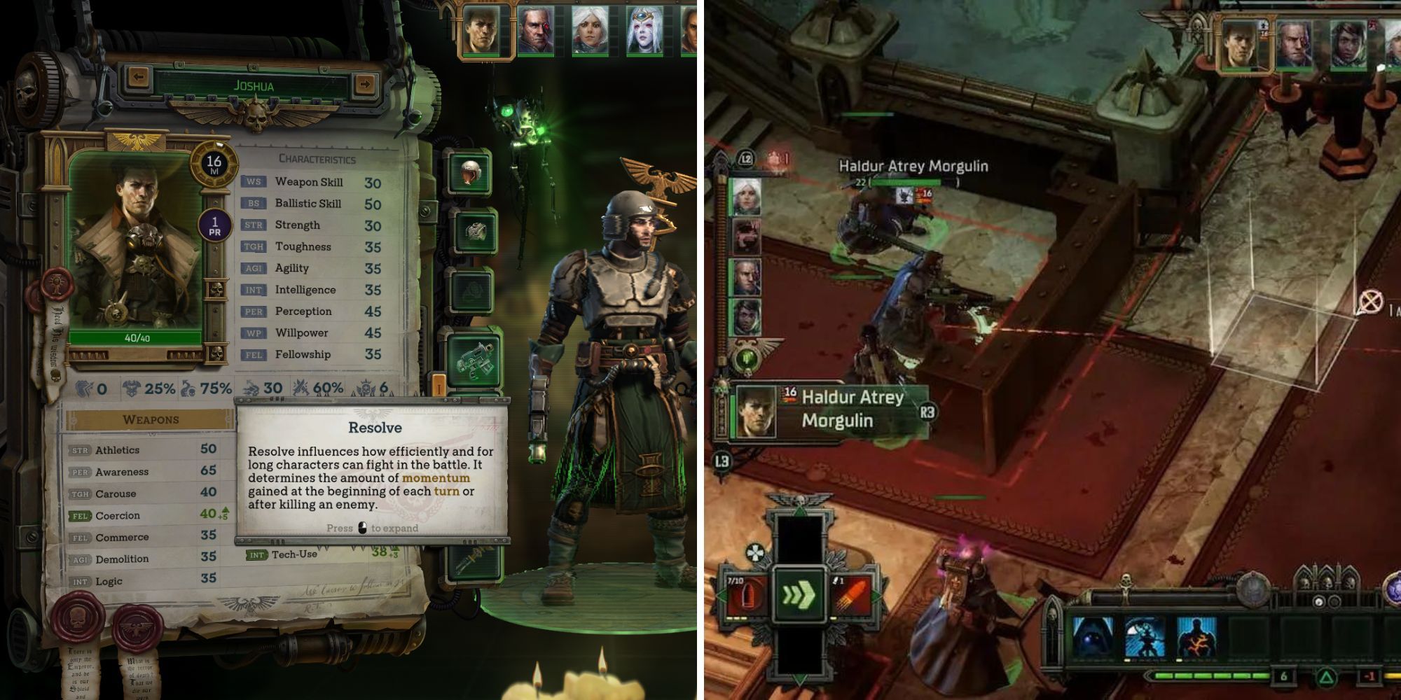 Warhammer 40K: Rogue Trader – Explicación de resolución e impulso ...