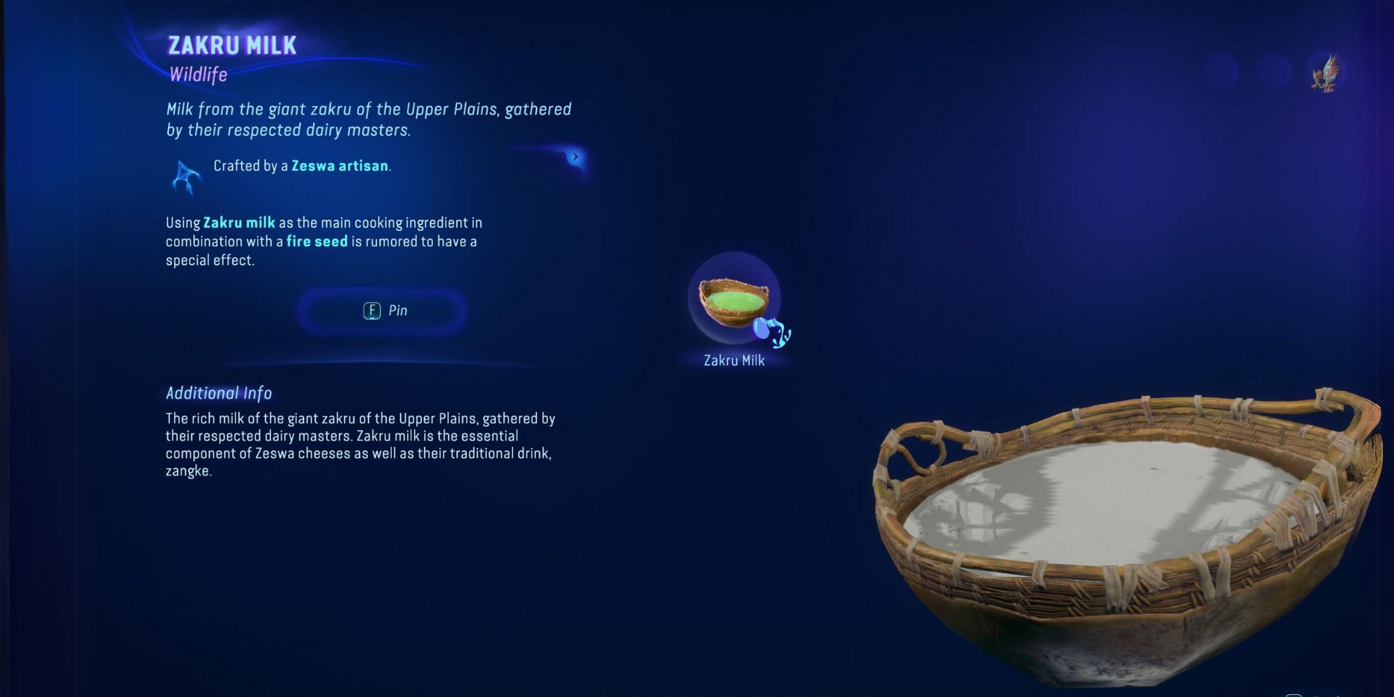 Avatar: Frontiers Of Pandora - 10 Best Cooking Ingredients