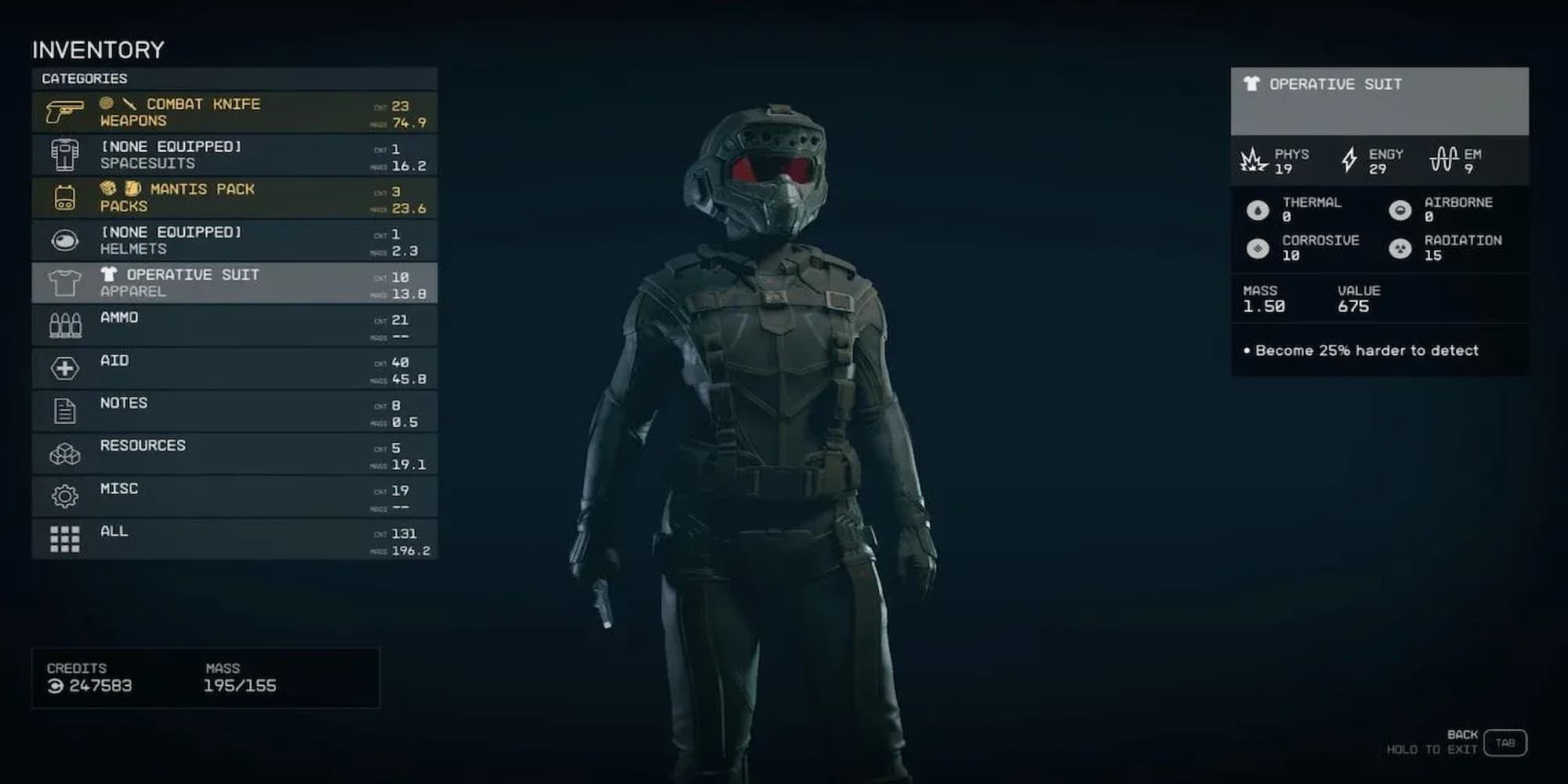 Starfield: How To Get The Operative Suit
