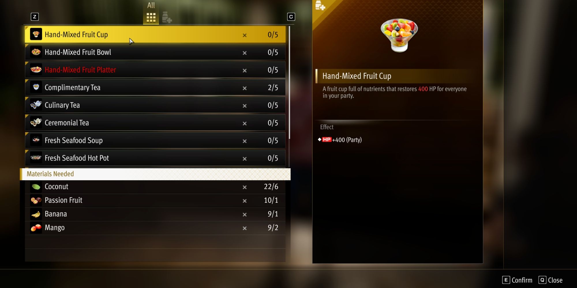 Like A Dragon: Infinite Wealth - How To Craft Healing Items