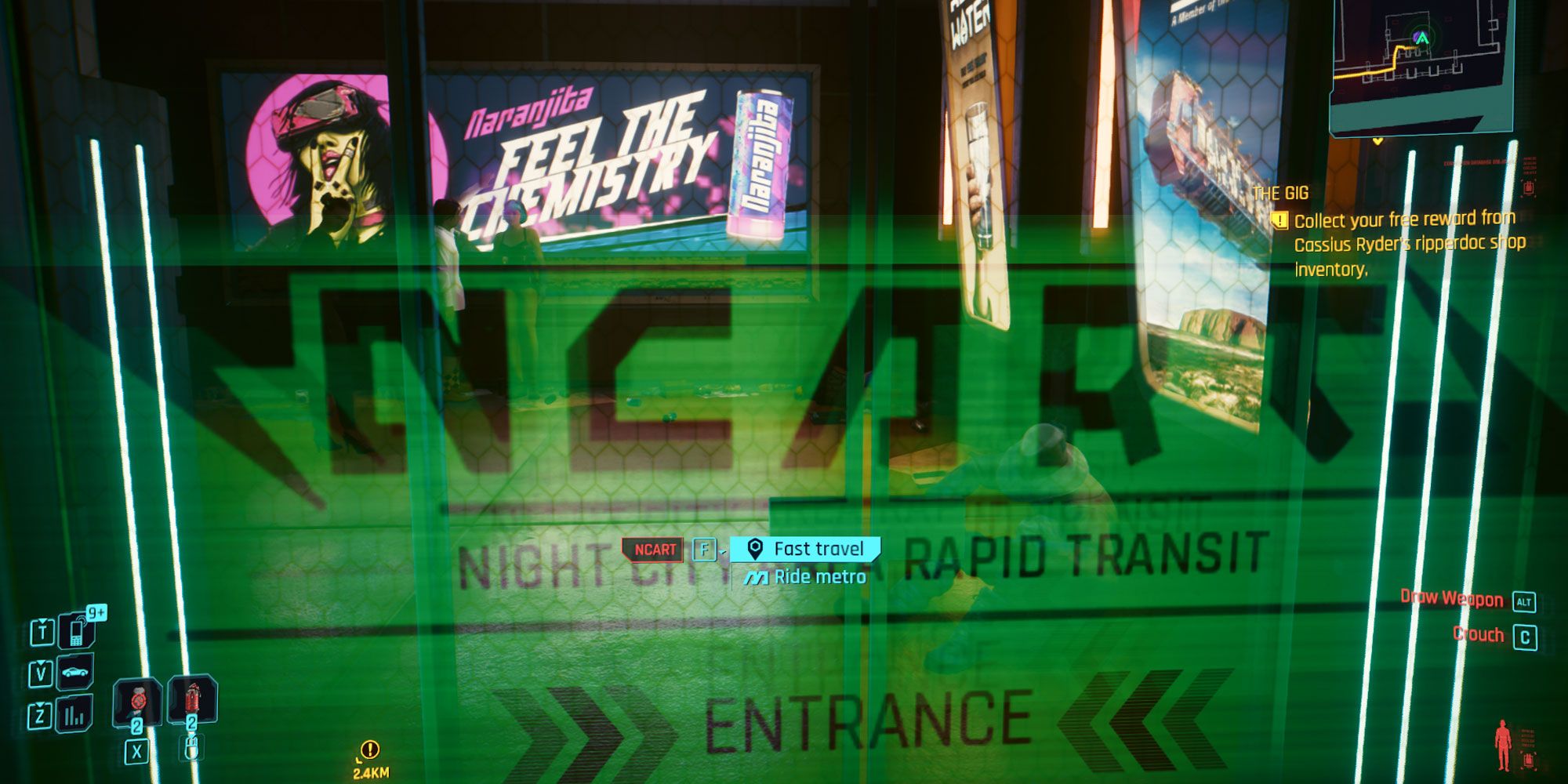 Riding The Subway In Cyberpunk 2077 Isn't All It's Cracked Up To Be