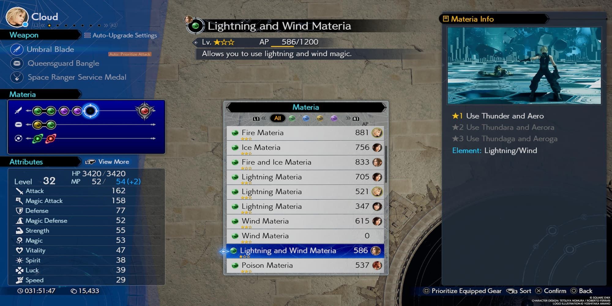 Final Fantasy 7 Rebirth: How To Power Up Materia