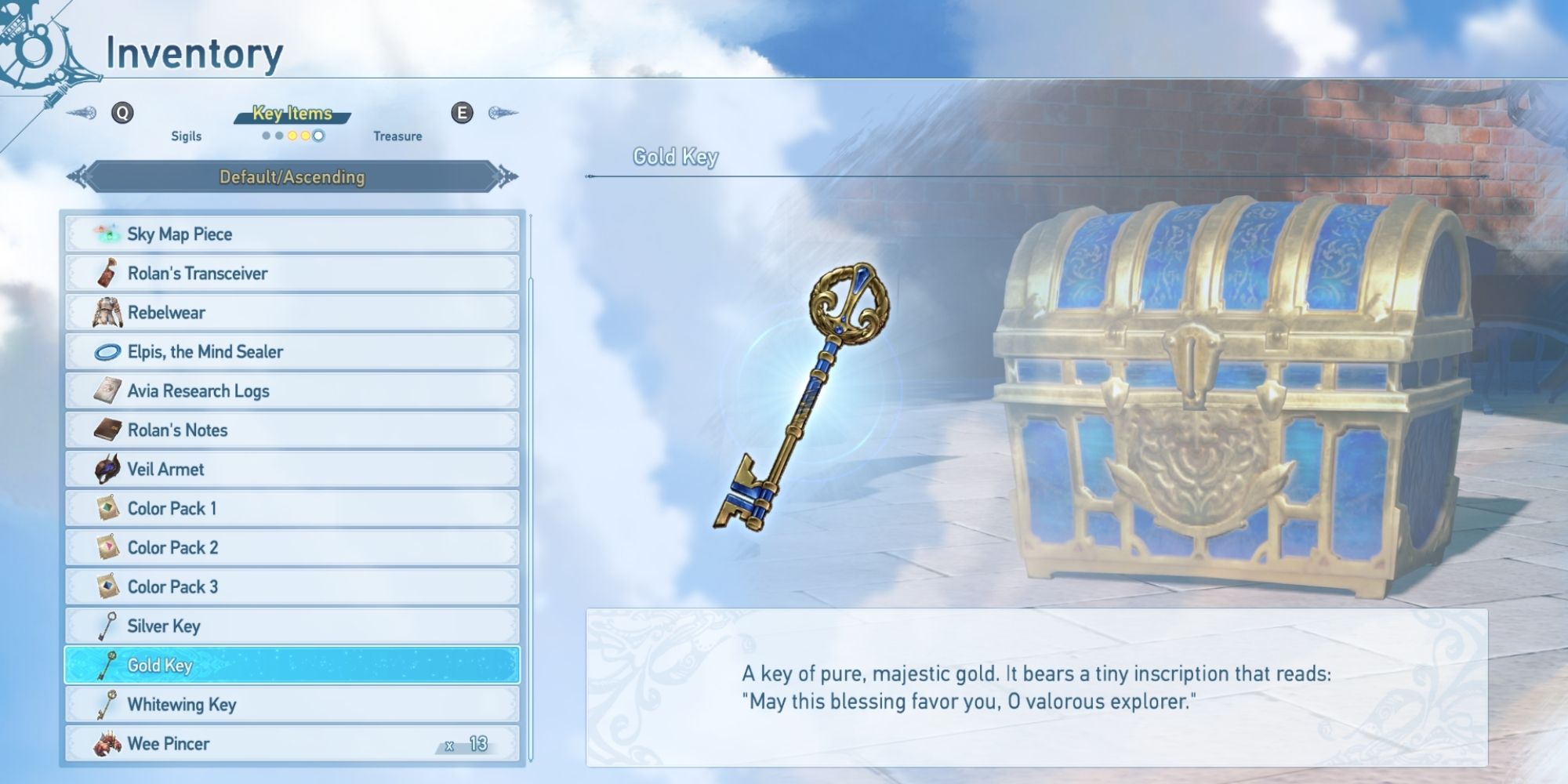 Granblue Fantasy: Relink - All Gold Chests & Key Locations