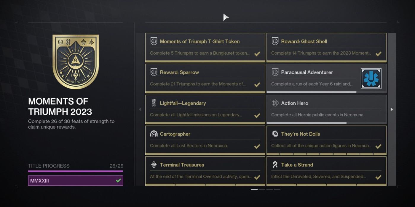 Destiny 2: How To Complete Moments Of Triumph 2023
