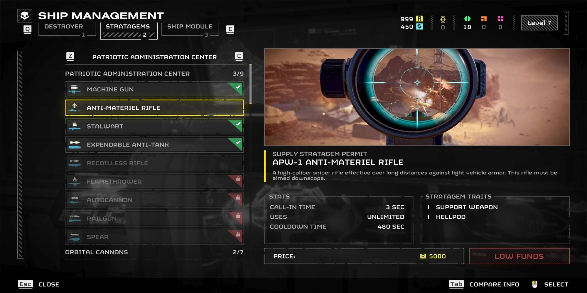 Helldivers 2: How To Get & Use Anti-Materiel Rifle