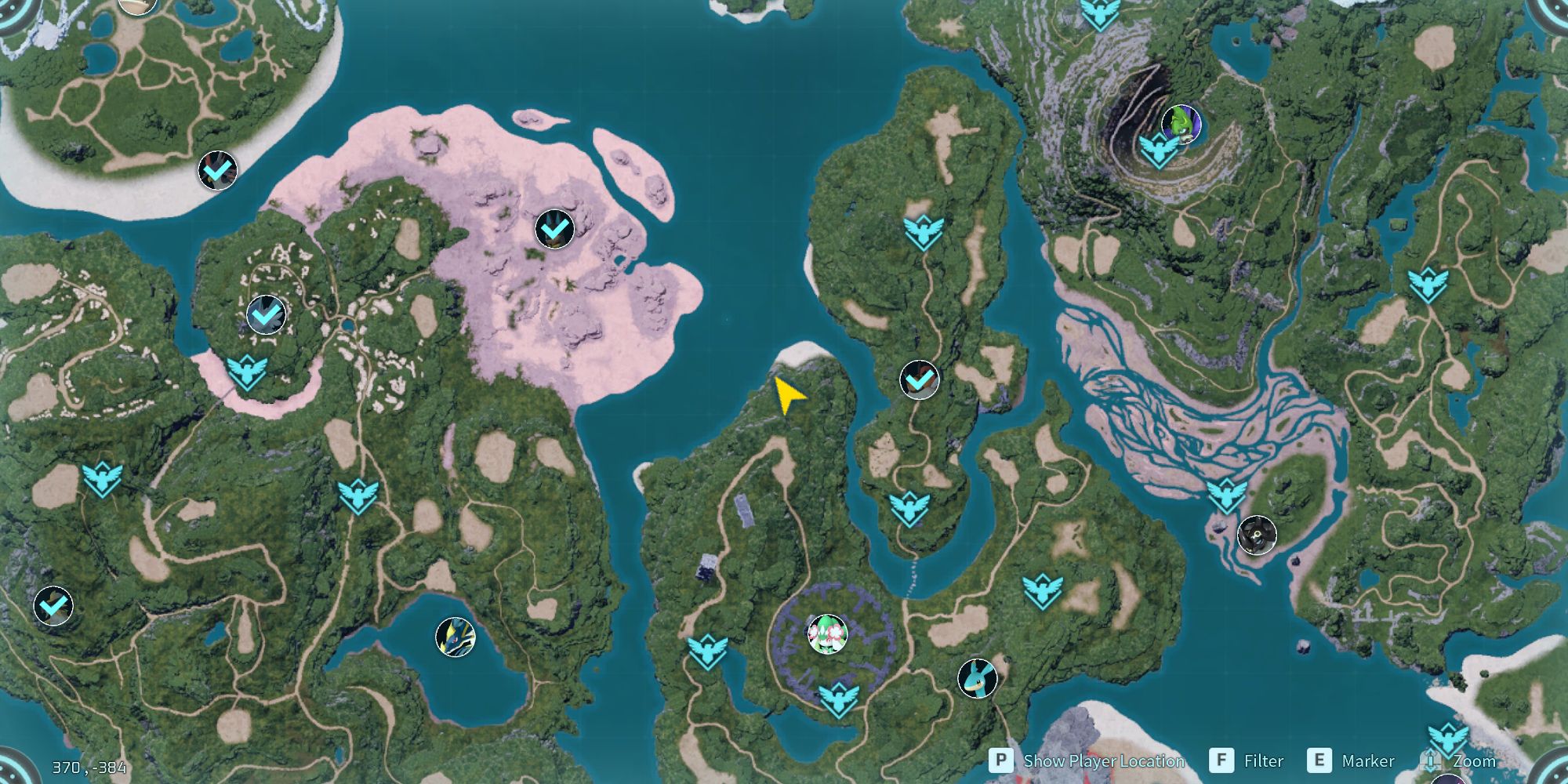 Palworld: All Skill Fruit Tree Locations