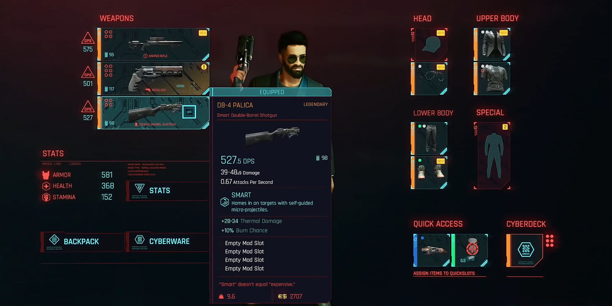 Cyberpunk 2077: Best Smart Weapons, Ranked