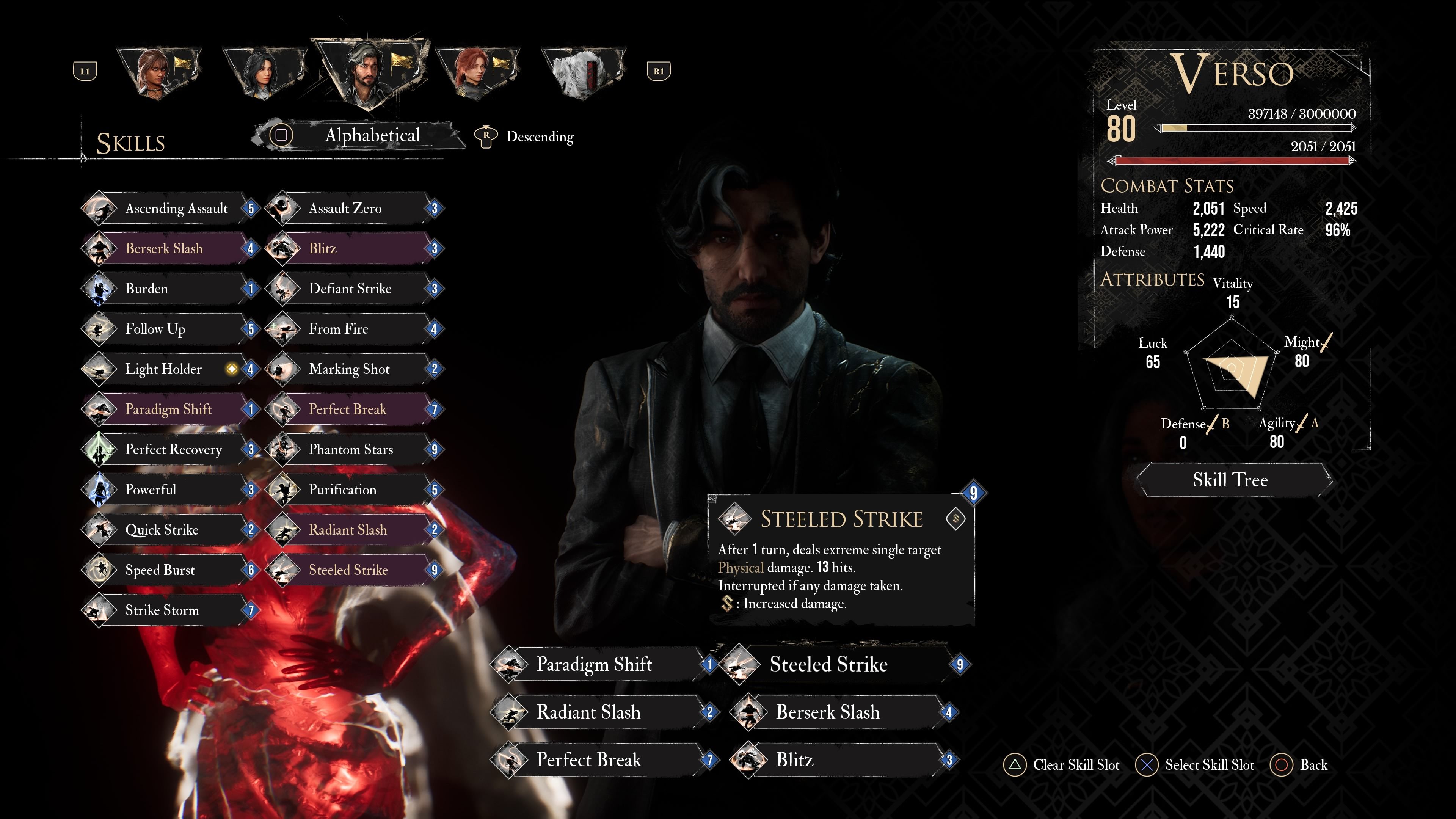 Clair Obscur: Expedition 33: Best Verso Build