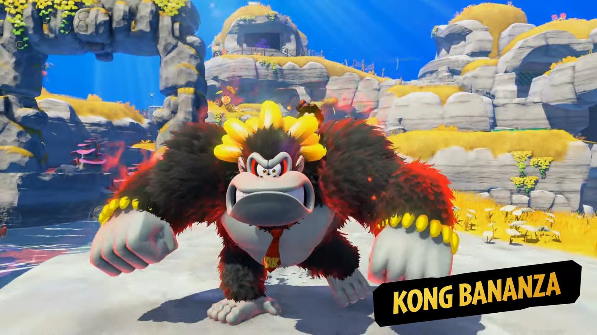 Donkey Kong Bananza Gives DK A Super Saiyan Transformation