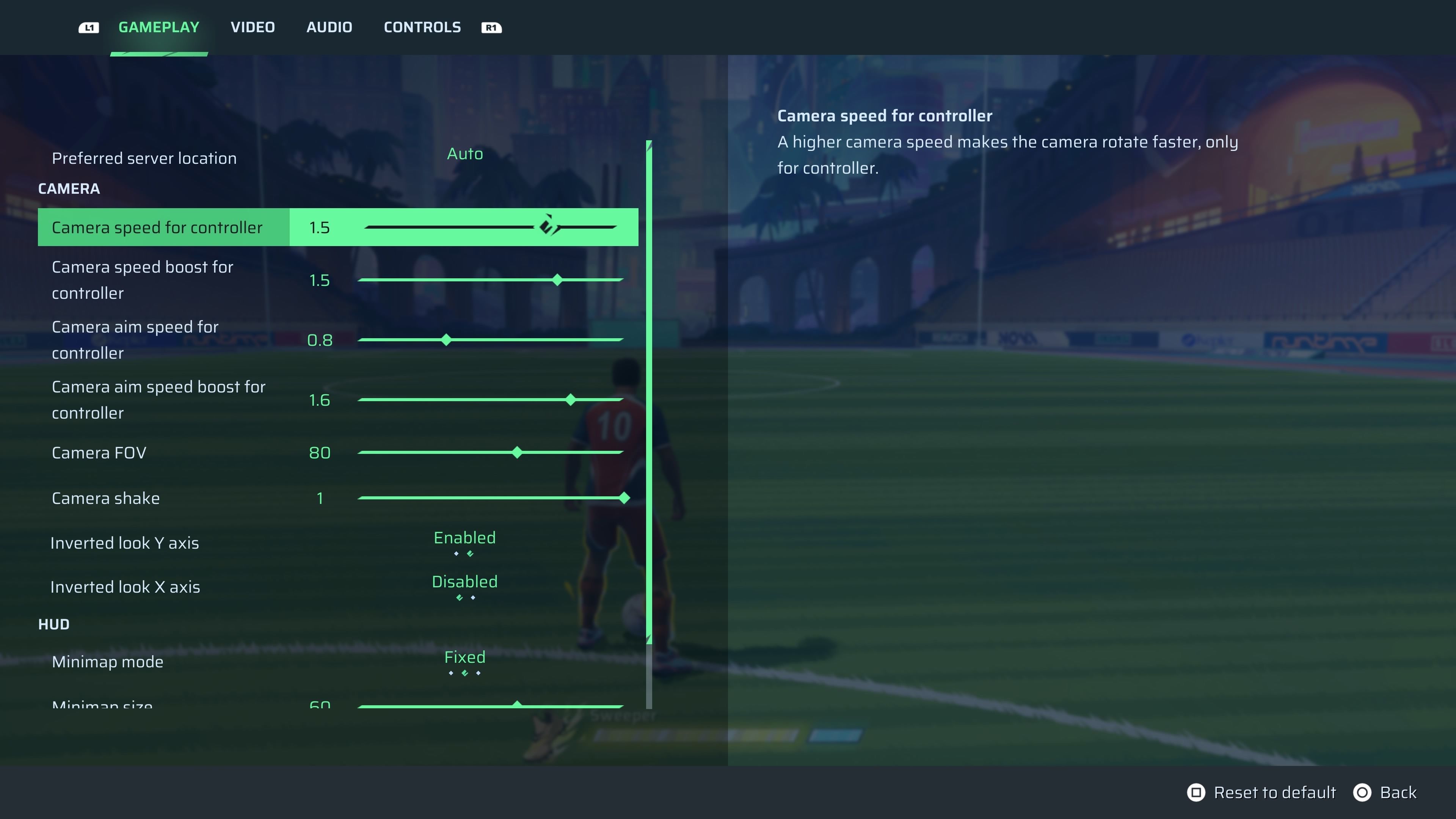 REMATCH: Best Camera Settings